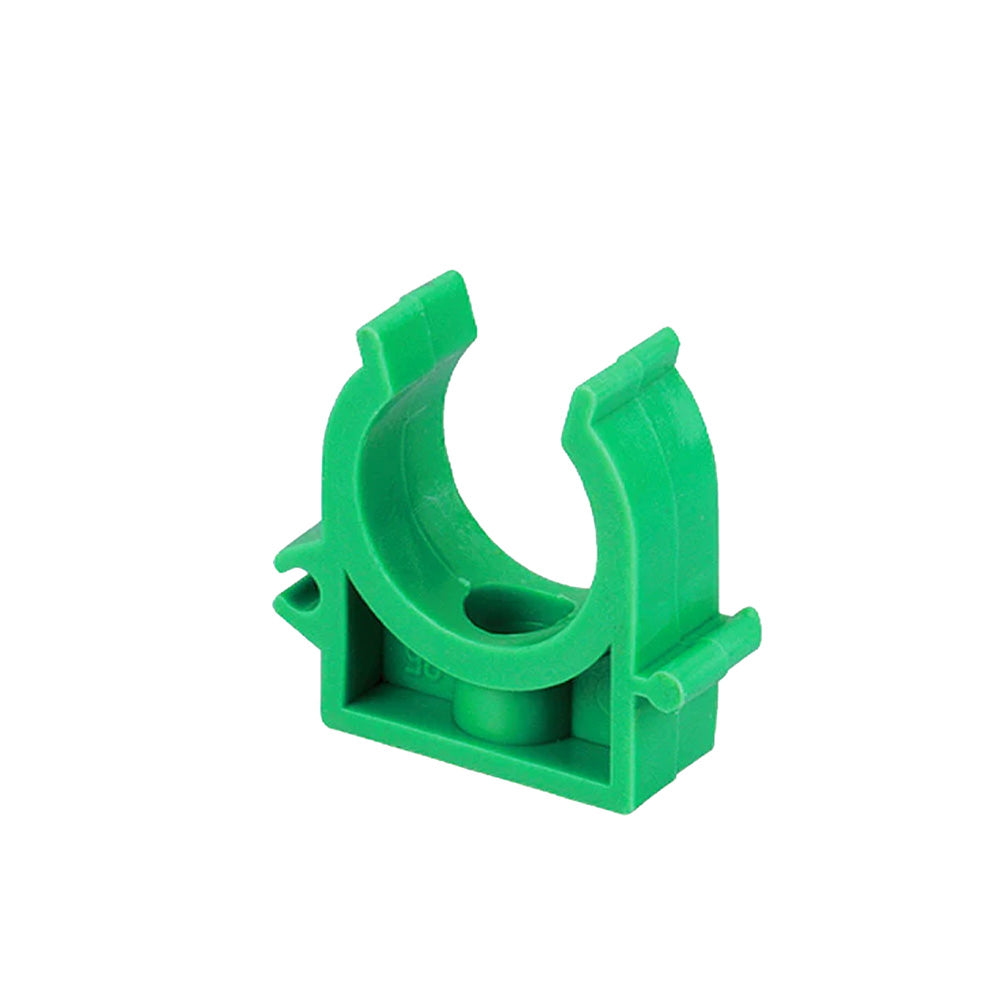 Lesso Pipe Clamp, Green Color, 20mm – Sonee Hardware