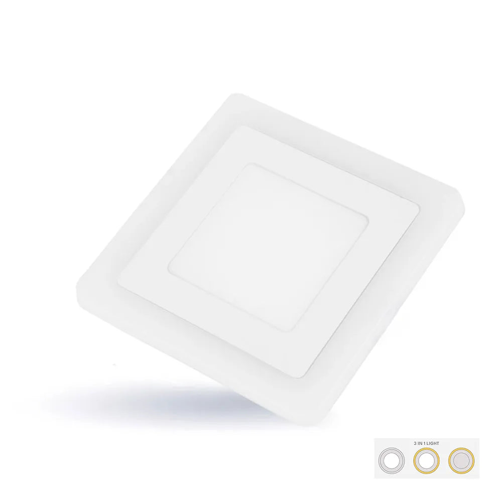 Sanying LED Ceiling Light Square 12+4W – Sonee Hardware