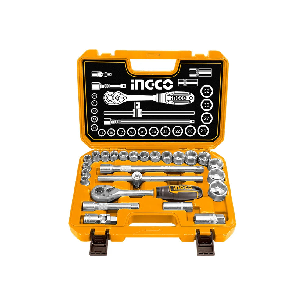 Ingco 25 Pcs 1/2" Socket Set HKTS12251 – Sonee Hardware