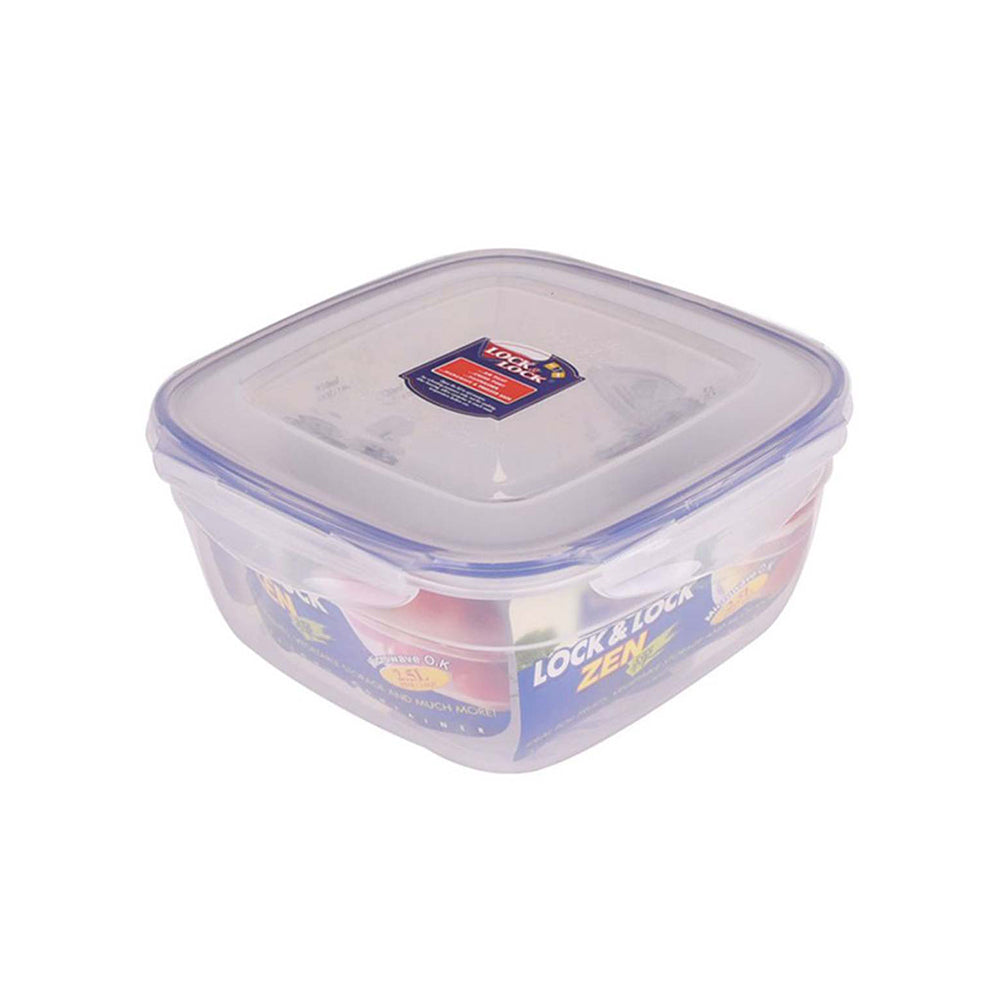 Lock & Lock Nestable Square Zen 2.5Ltr HSM8460 Food Container – Sonee ...