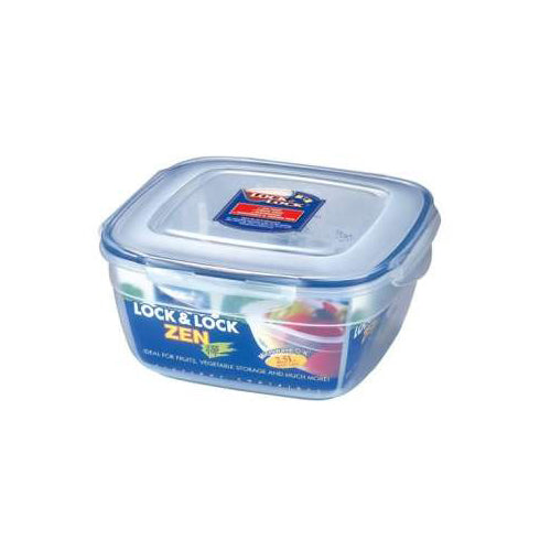 Lock & Lock Nestable Square Zen 2.5Ltr HSM8460 Food Container – Sonee ...
