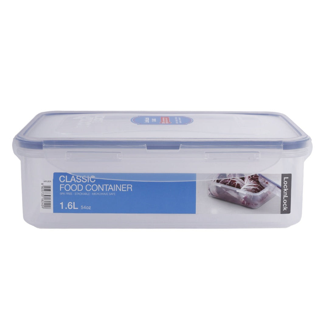 Lock & Lock Classic Rectangular 1.6Ltr HPL824 Container – Sonee Hardware