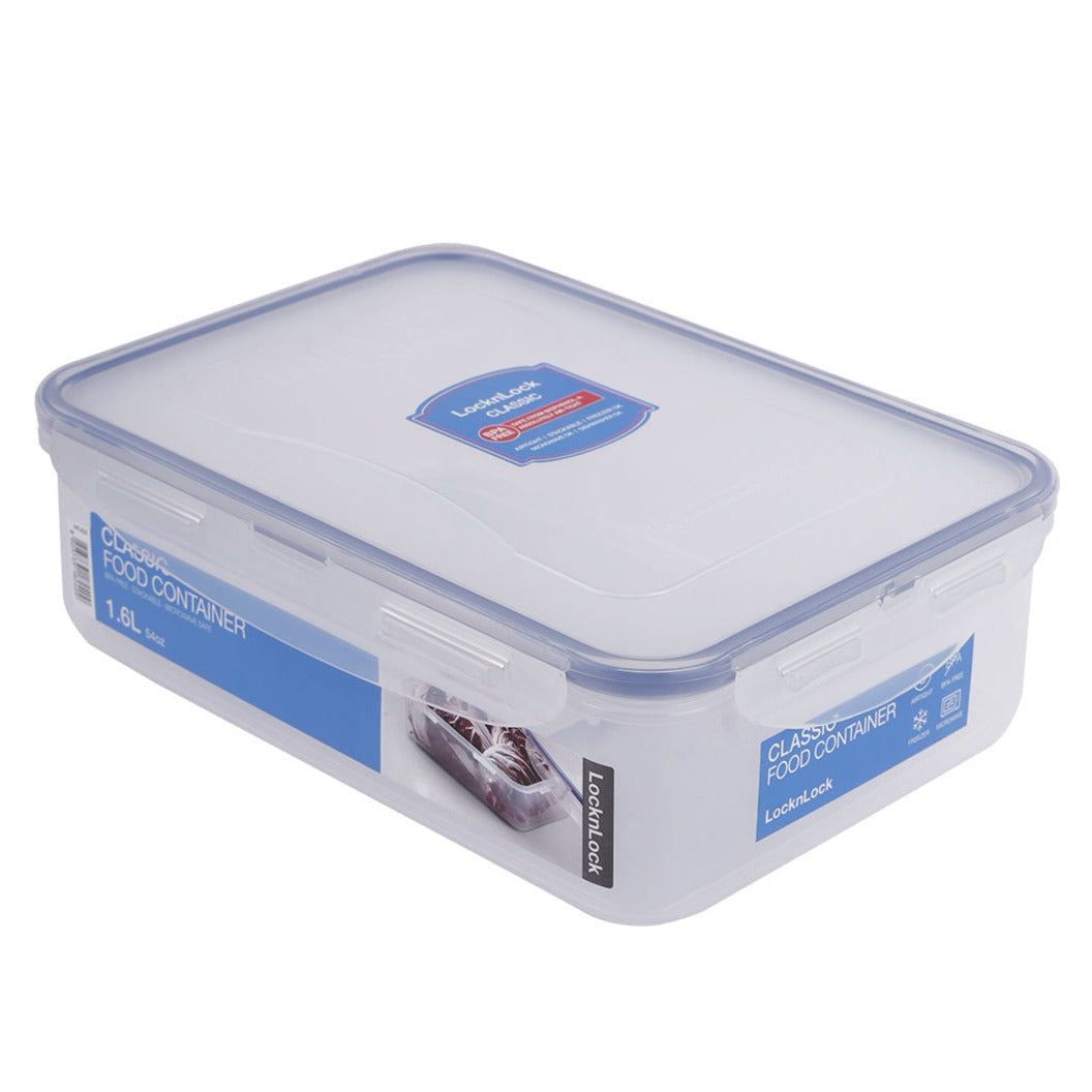 Lock & Lock Classic Rectangular 1.6Ltr HPL824 Container – Sonee Hardware