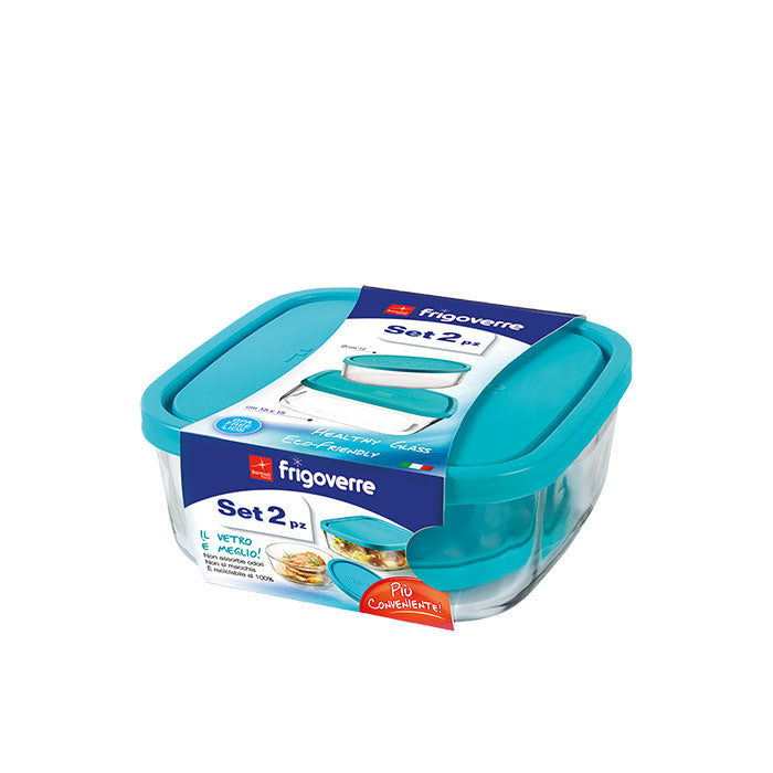 Bormioli Rocco Frigoverre Classic Food Storage Container Set of 2pcs ...